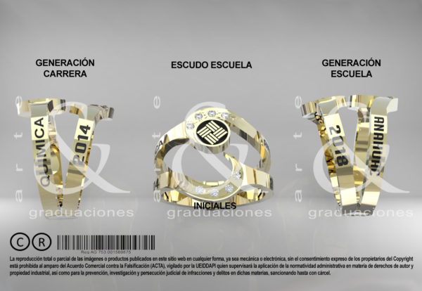 Anillo de Graduación Dama Enlace – Anillos de Graduación para todas la ...